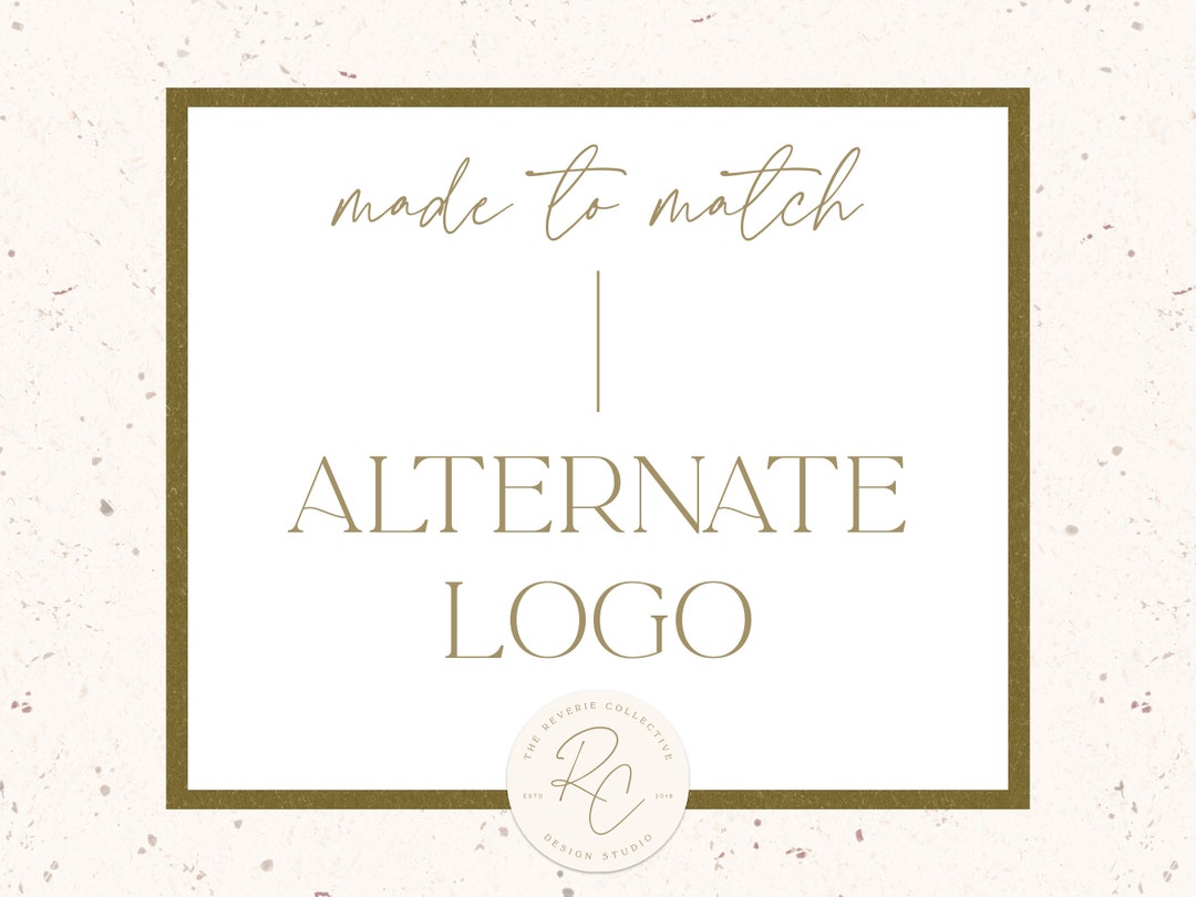 Alternate Logo - A La Carte Option - Premade Logo Design, Custom Logo ...