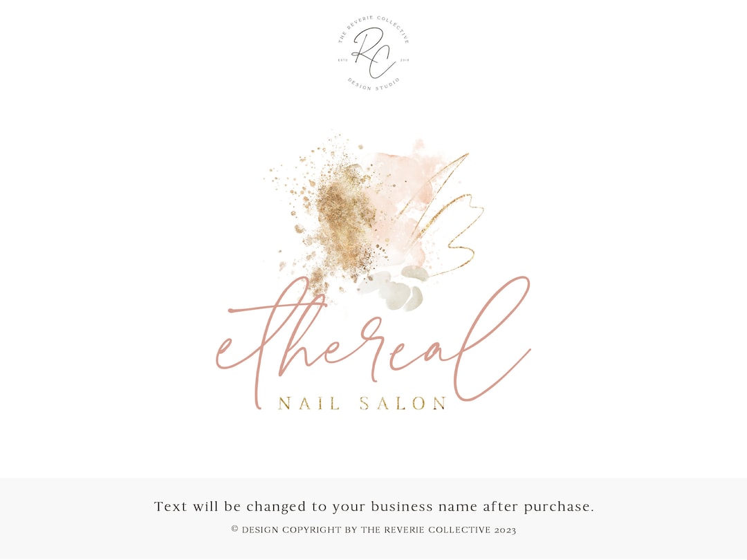 Abstract Logo, Boho Logo, Mid Century Logo, Bohemian Logo, Beauty Logo ...