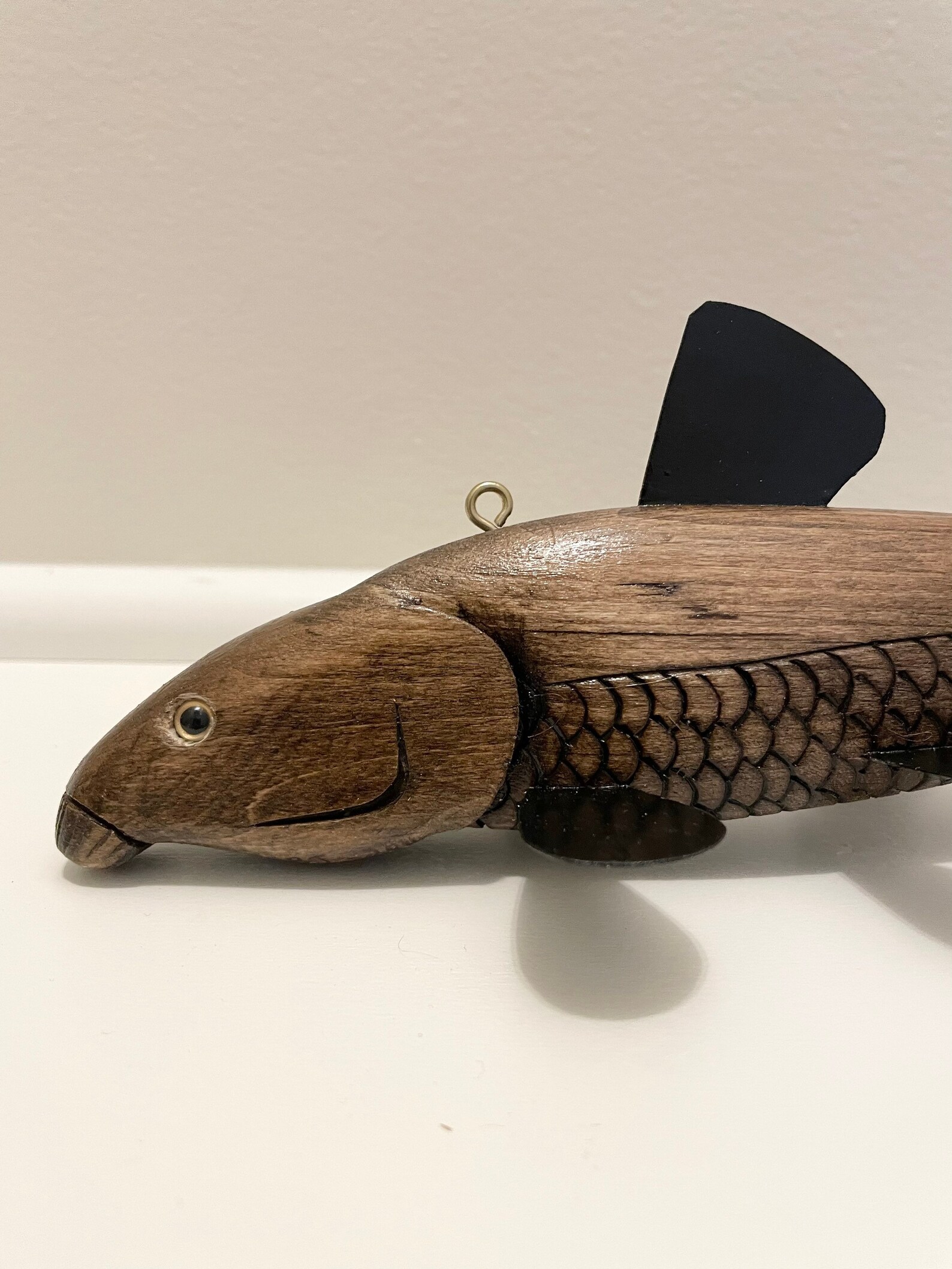 Sucker Weighted Hand Carved Fishing Decoy - Etsy