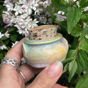 Individual and Wholesale Mini Jar! (handmade Ceramic Corked or Uncorked ...