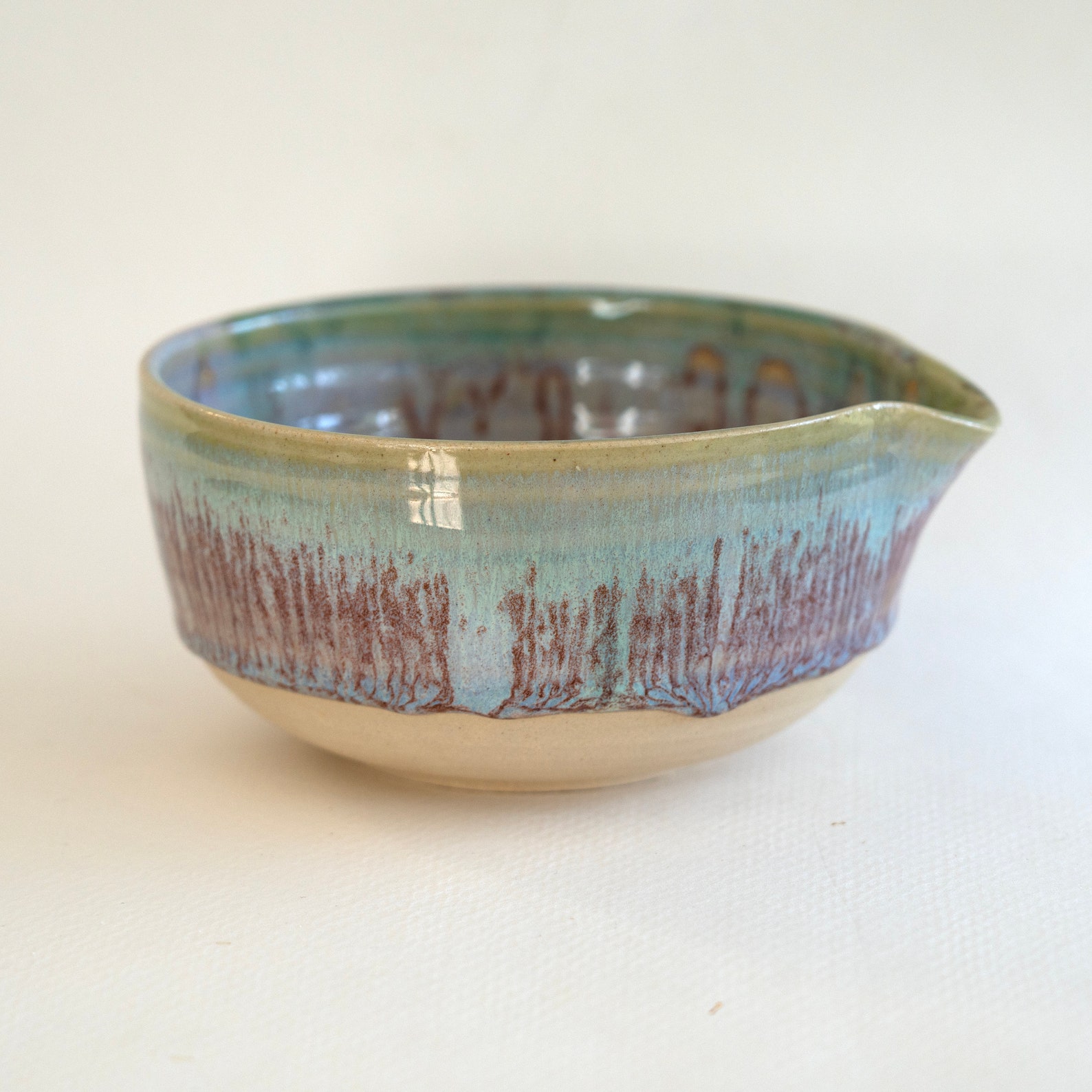 Bowl With Spout handmade Ceramic, Sipping Bowl, Matcha, Chawan, Mixing ...