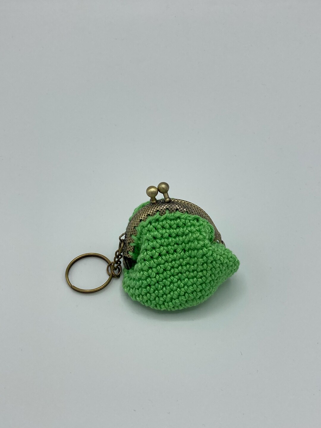 Crochet Bracket Purse. Keychain. - Etsy