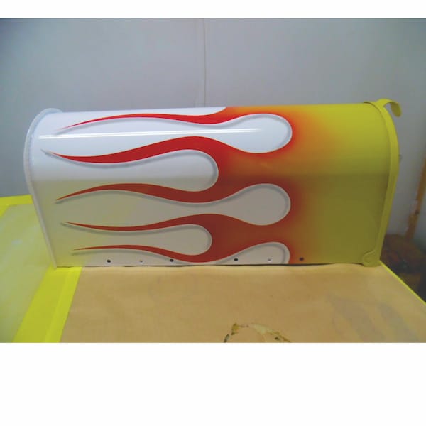 Flame Mailbox - Etsy