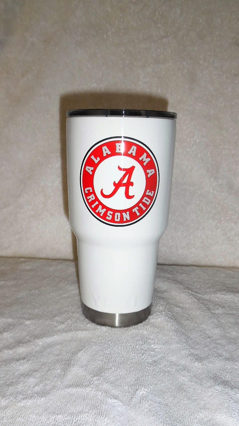 Alabama Football Yeti Alabama Gift 30oz Tumbler Alabama | Etsy
