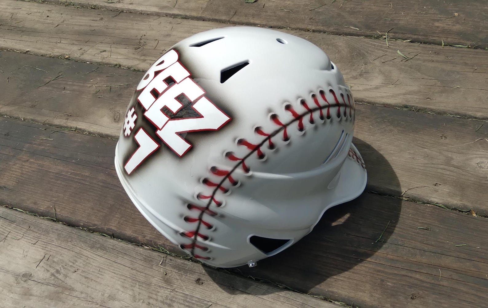 Personalized Airbrushed Batting Helmet: Custom Baseball Gift - Etsy