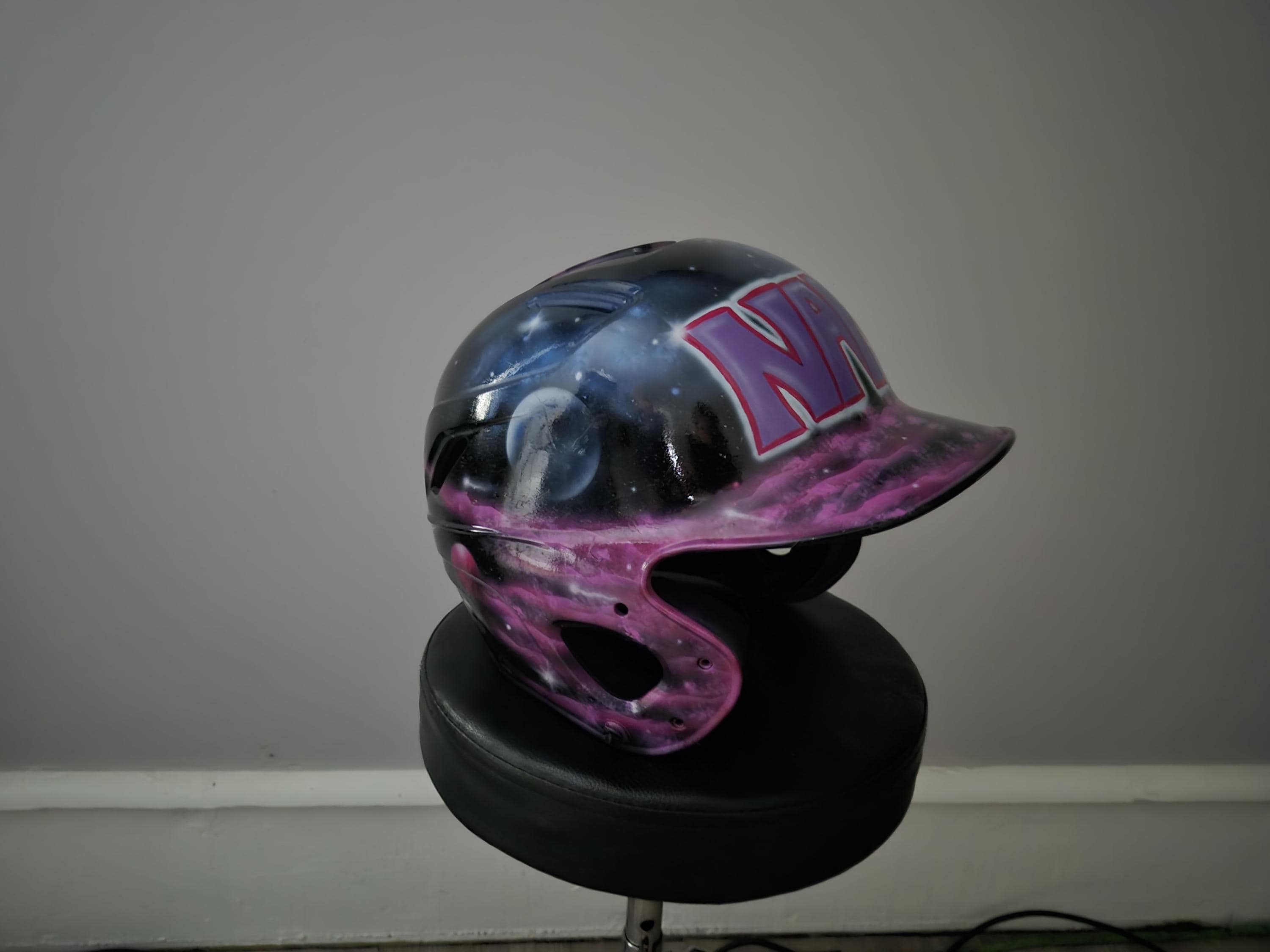 Custom Painted Baseball Helmet, Softball Helmet, Personalized Batting ...