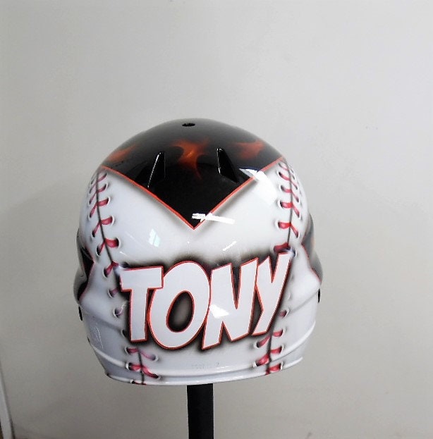 Airbrushed Batting Helmets Personalized Batting Helmets - Etsy