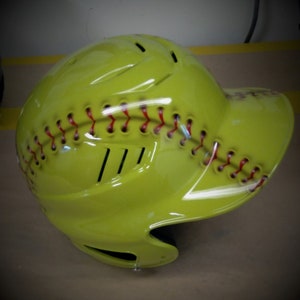 Hand Painted Custom Softball Helmet: Personalized Batting Helmet - Etsy