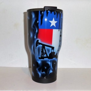 Texas Flag Oilfield Yeti, Texas Flag Oilfield Rtic, Texas Oilfield ...
