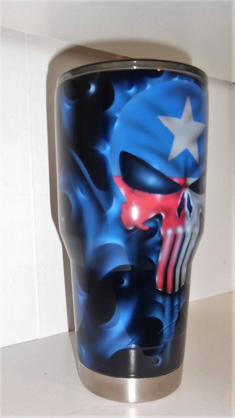 Texas Flag Yeti Texas Flag Texas Ozark Texas Skull Yeti - Etsy