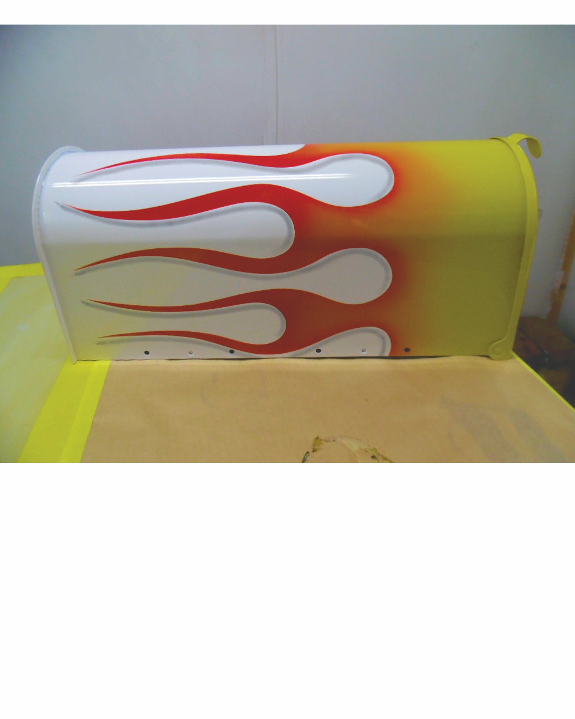 Flame Mailbox - Etsy