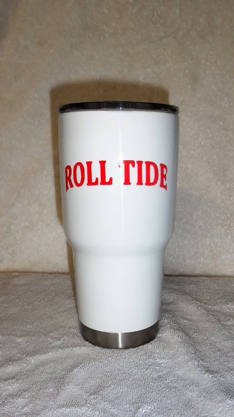 Alabama Football Yeti Alabama Gift 30oz Tumbler Alabama | Etsy