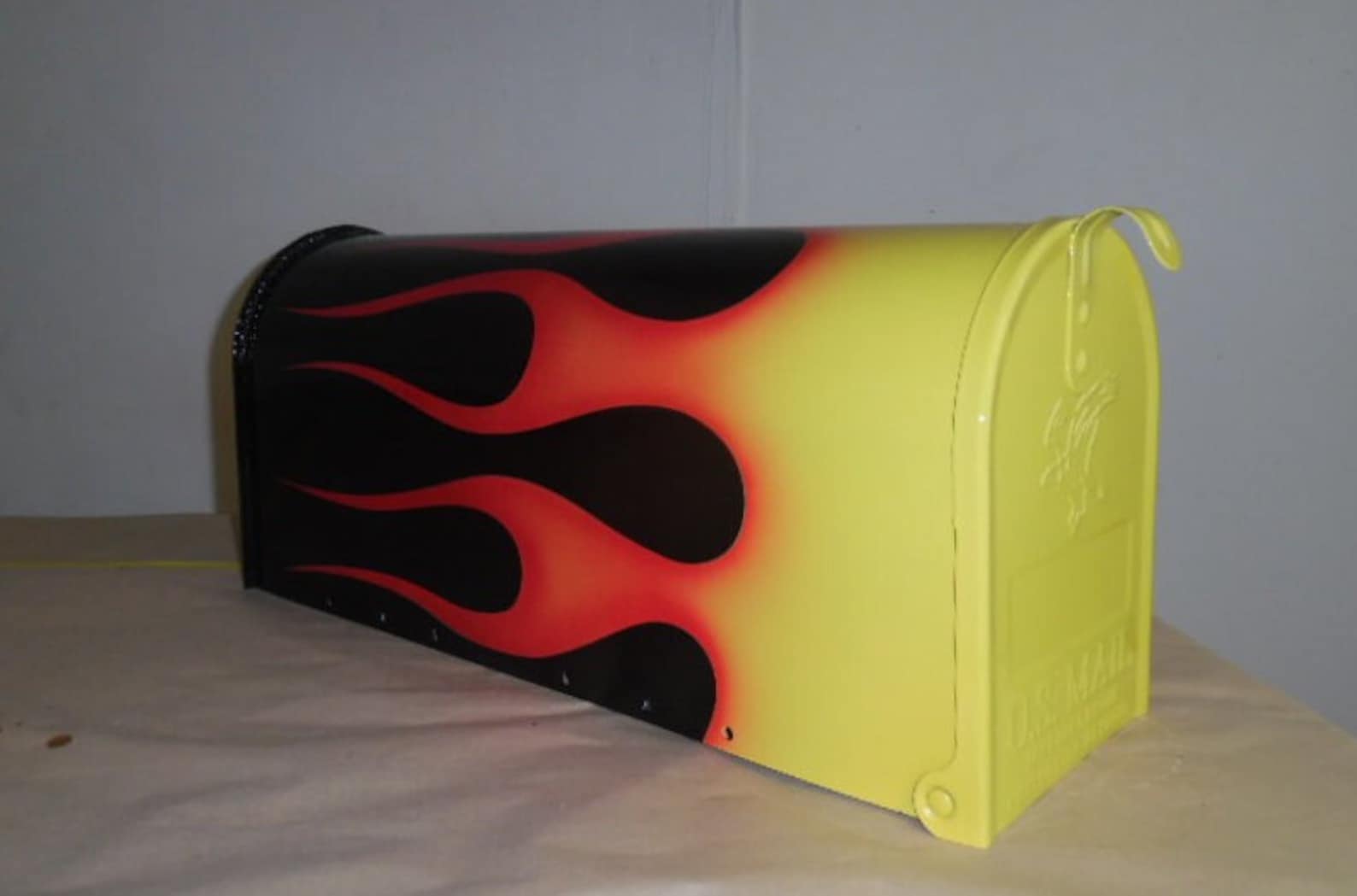 Custom Flames Mailbox - Etsy