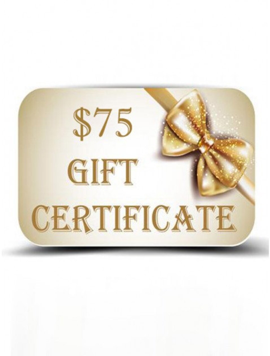 75 Gift Card - Etsy