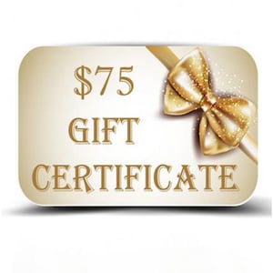 75 Gift Card - Etsy