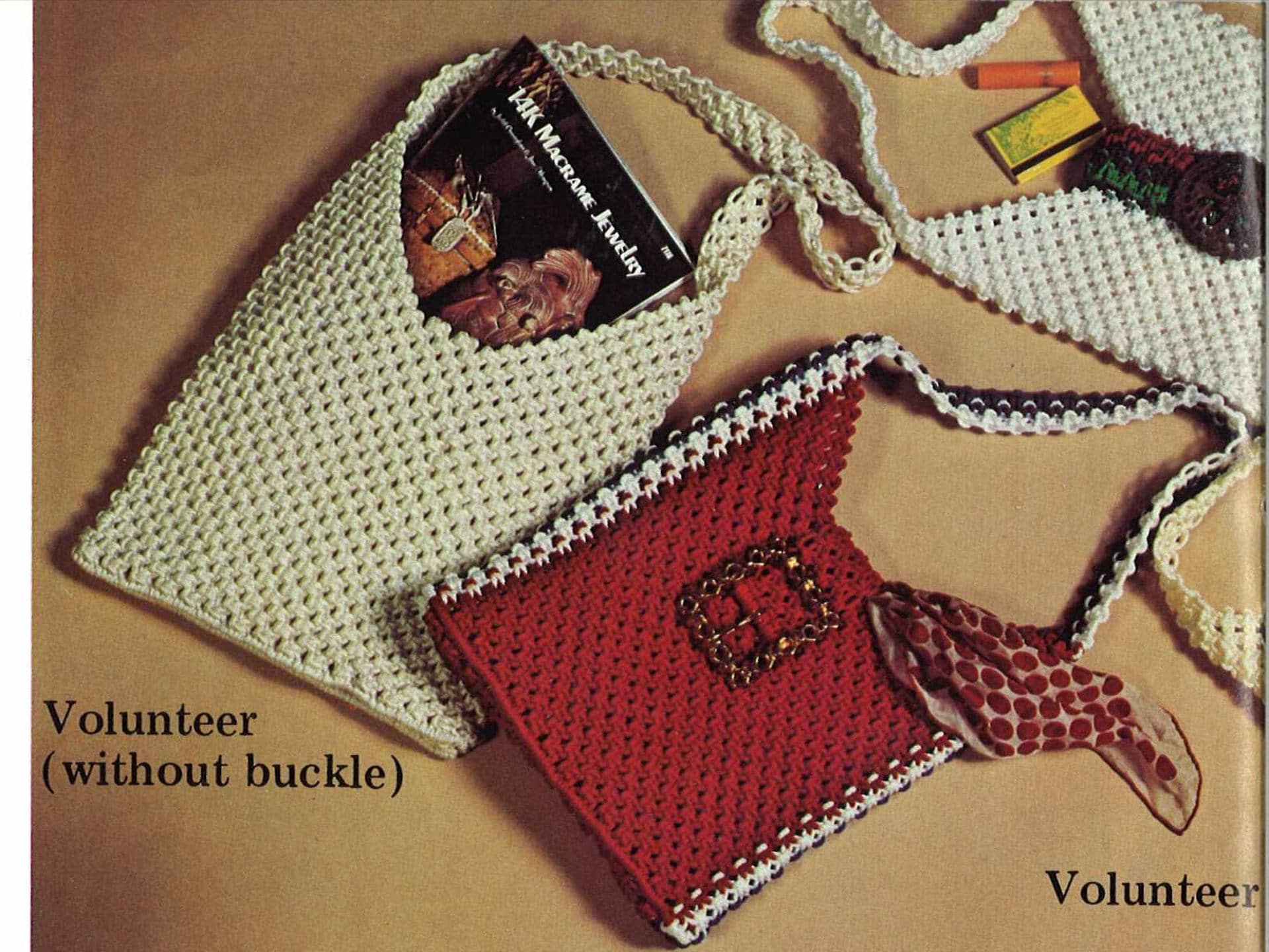 Purse Strings Vintage Macrame Bag Patterns. 16 Patterns PDF Digital ...