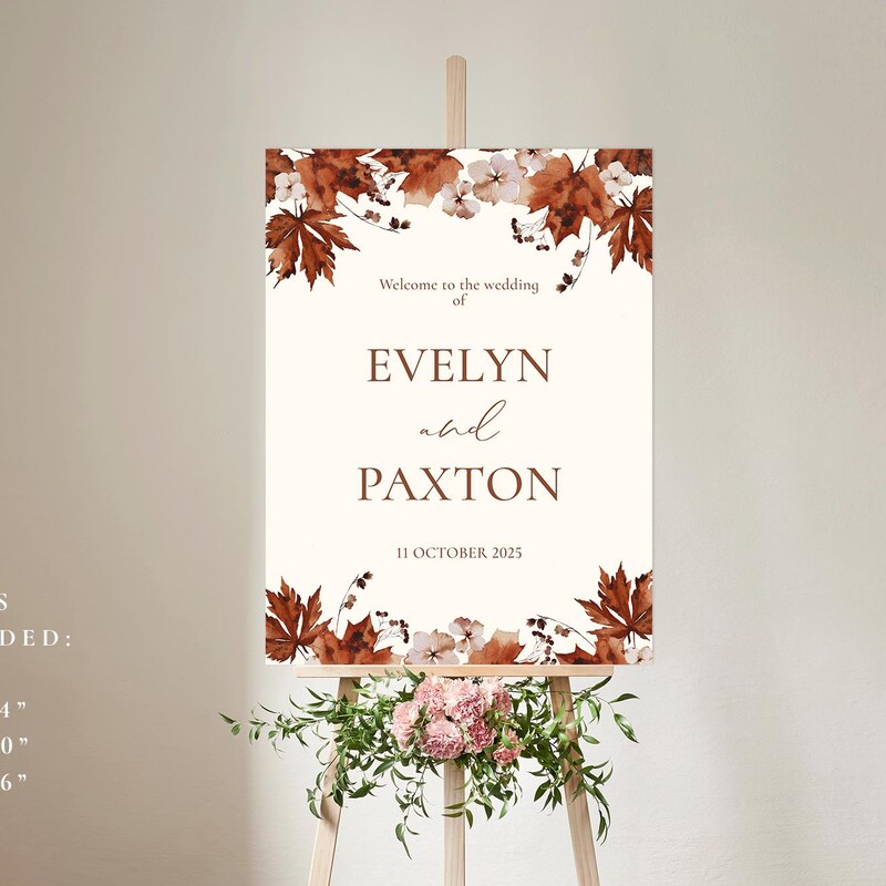 Fall Leaf Sign - Etsy