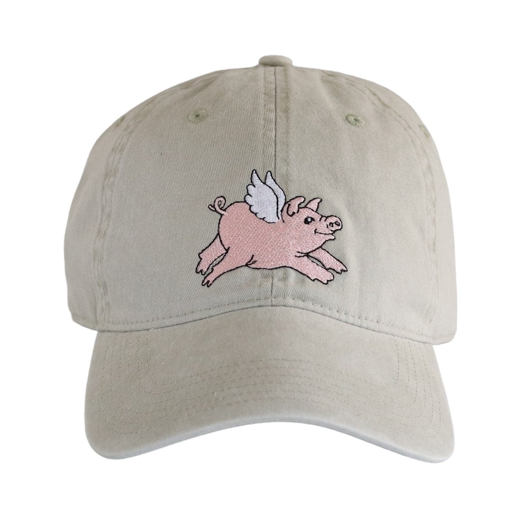 Motivational Flying Pig Hat for Animal Lovers, Unique Inspirational ...