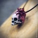 Anatomical Heart Skull Necklace Resin Replica Hand Painted - Etsy