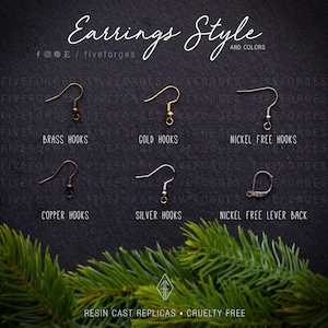 Snake Vertebrae Earrings, Resin Replica Hand Painted, Gothic Witch ...