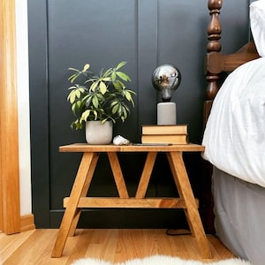 Nordic Farmhouse Narrow Half-bench | Rustic Furniture | Vintage ...