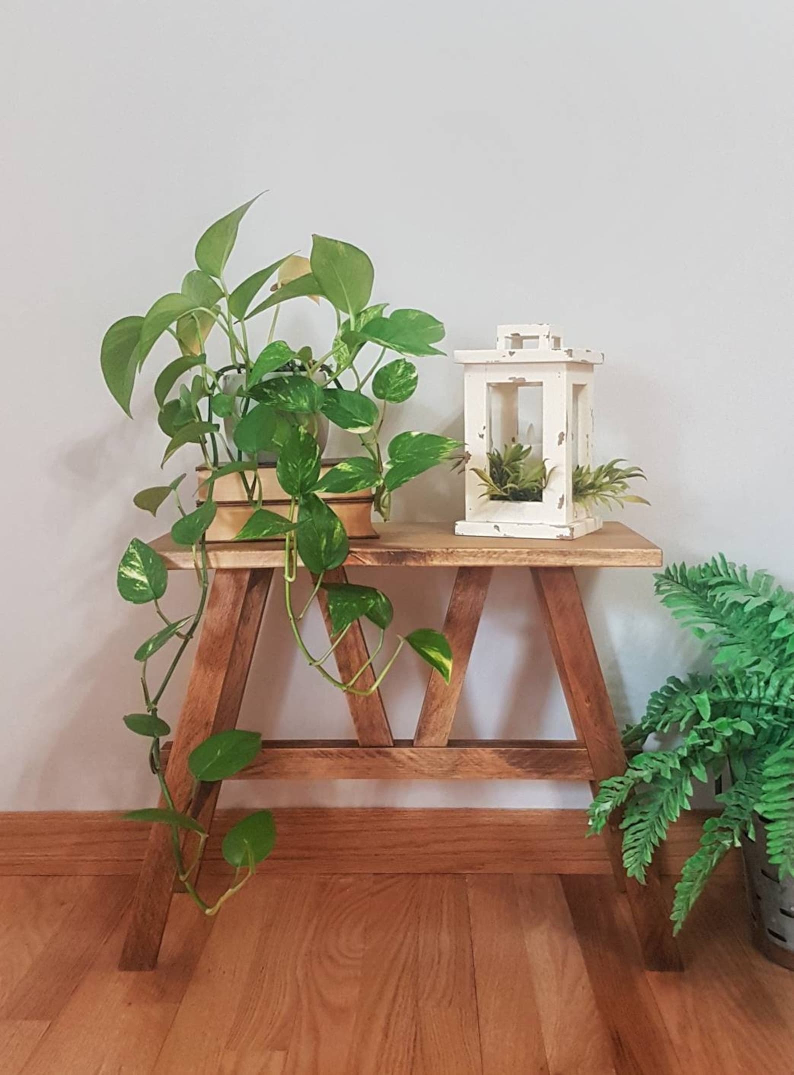 Nordic Farmhouse Narrow Half-bench | Rustic Furniture | Vintage ...