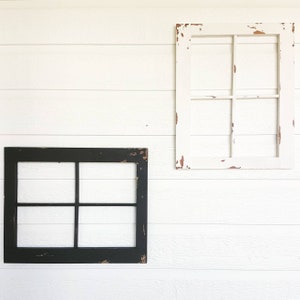 Small Painted Farmhouse Window Frame | Fall and Seasonal Decor Decor ...