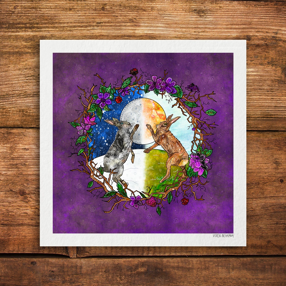 OSTARA'S DANCE Fine Art Print Spring Equinox - Etsy