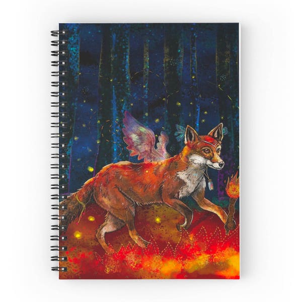 Fox Notebook - Etsy