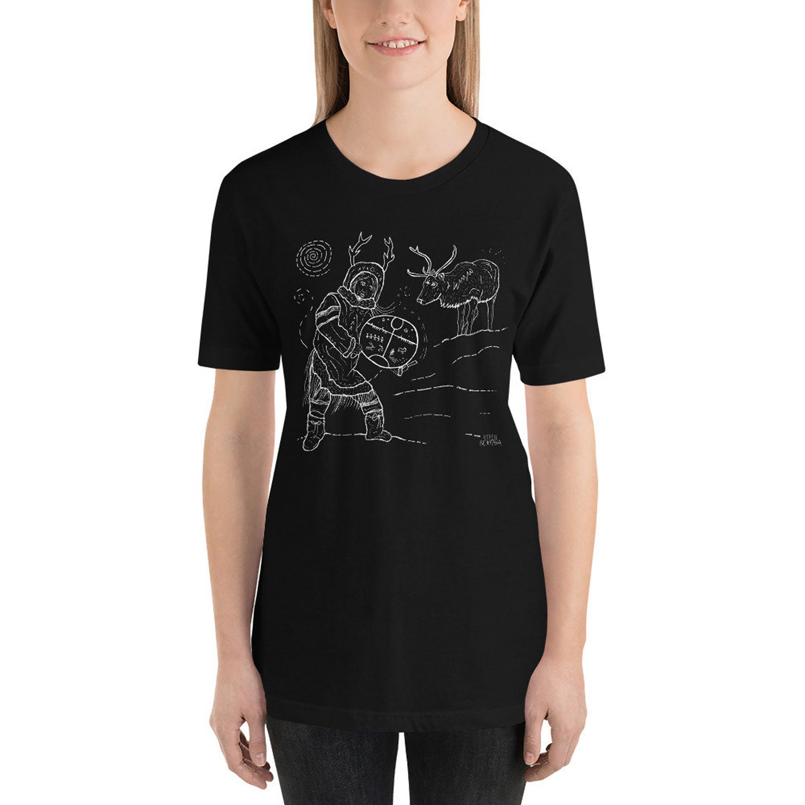 THE ANGAKOK Inuit Shaman Shirt Unisex T-shirt Shaman | Etsy UK