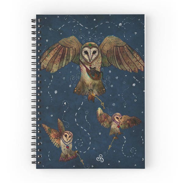 Owl Notebook - Etsy
