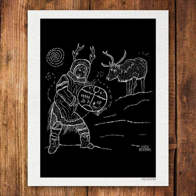 ANGAKOK Inuit Shaman Print Spirit Guide Occult Wall Art - Etsy