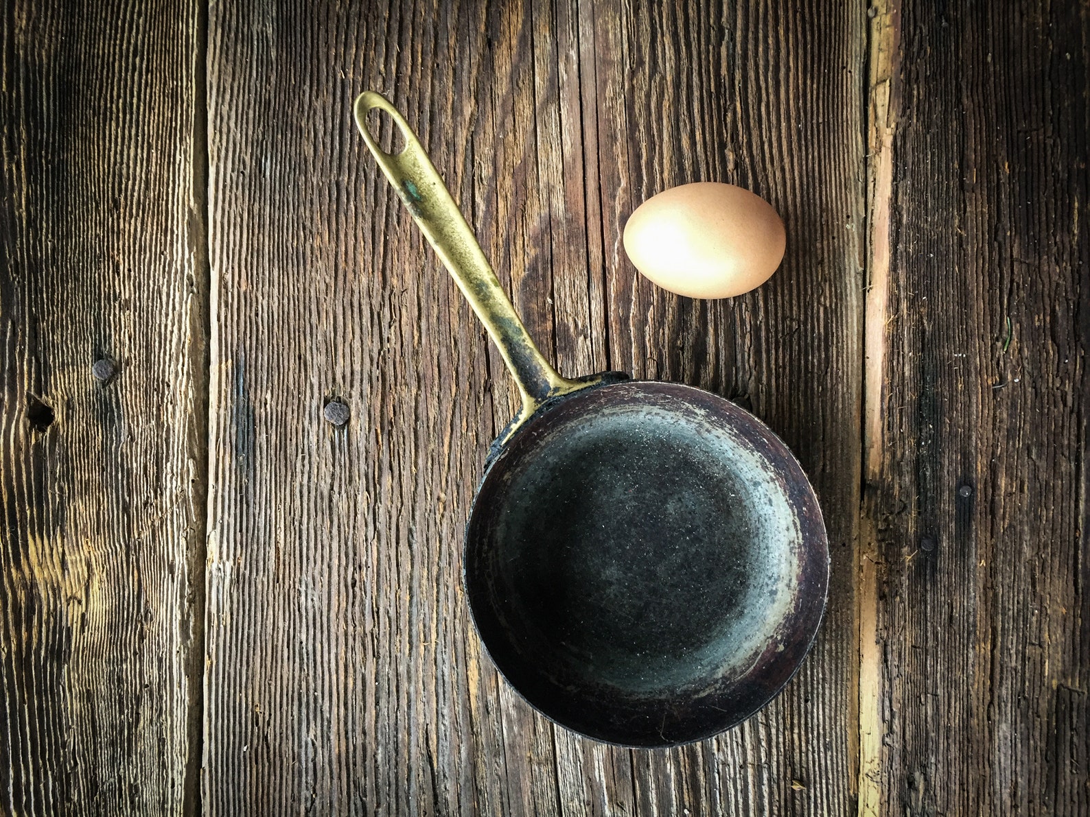 Small Copper Frying Pan With Incredible Patina - Etsy