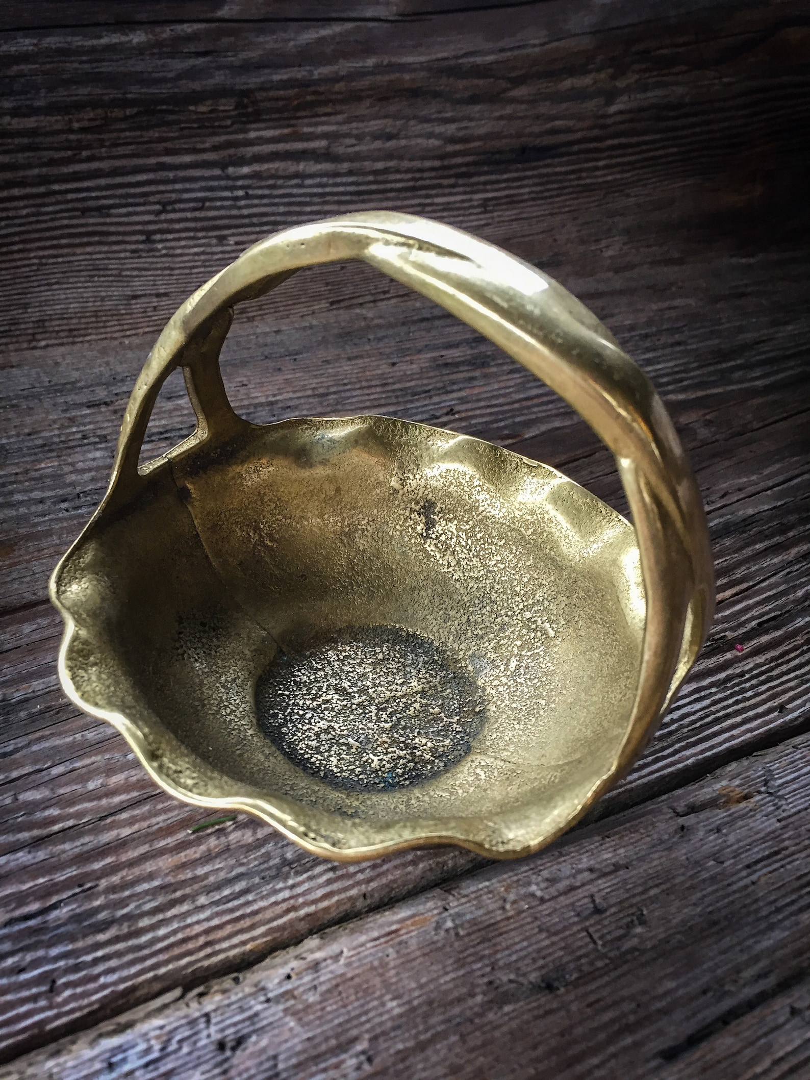 Bronze Basket, Old Pottery, Small Basket, Brass Pottery, Miniature of ...