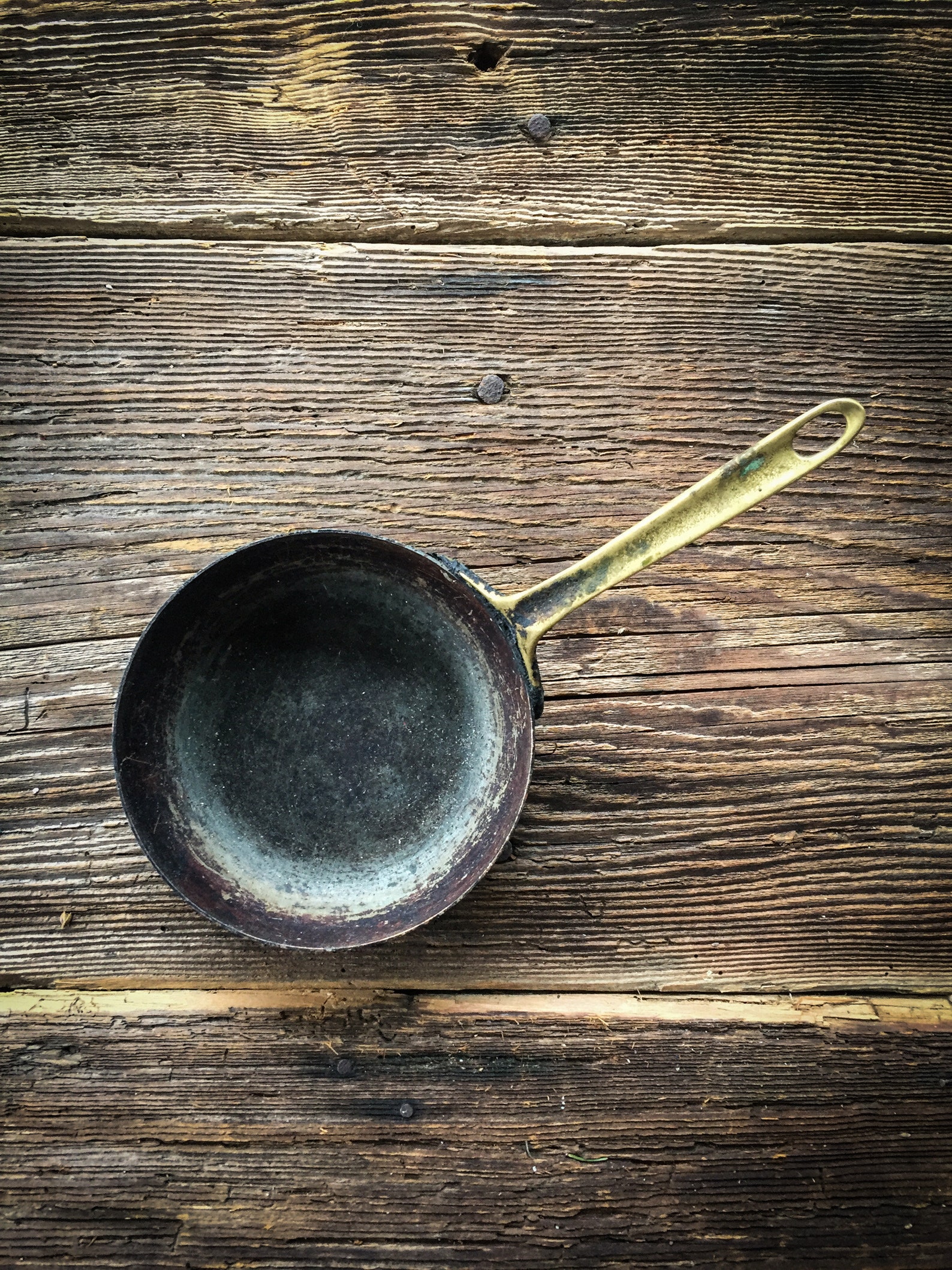 Small Copper Frying Pan With Incredible Patina - Etsy