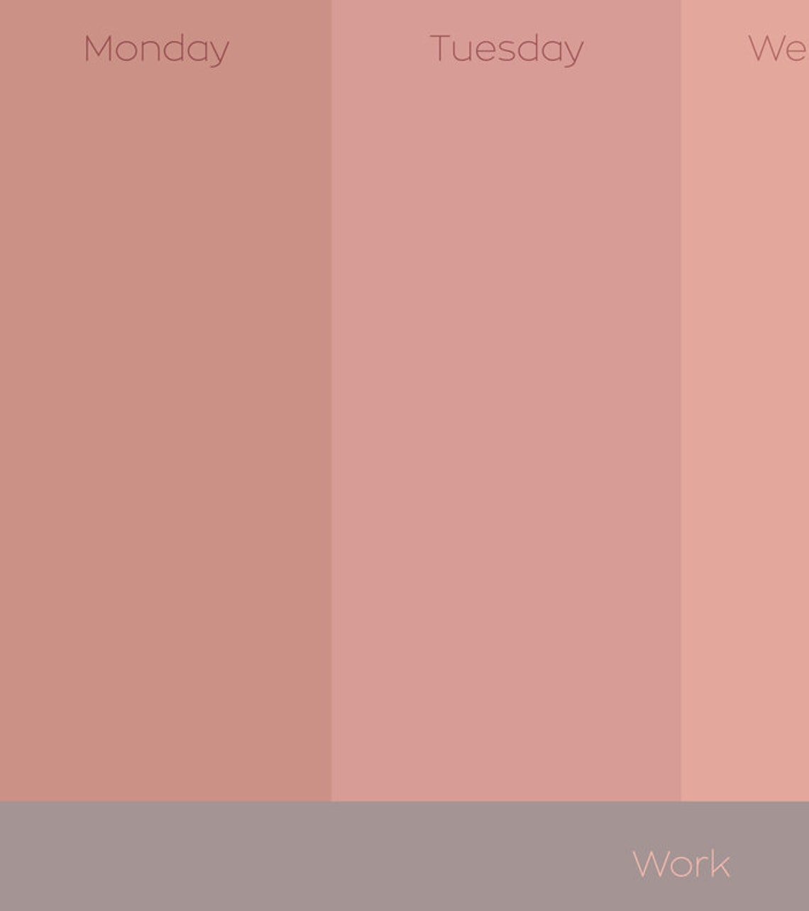 Weekly Desktop Background Blush Pink Desktop Wallpaper | Etsy