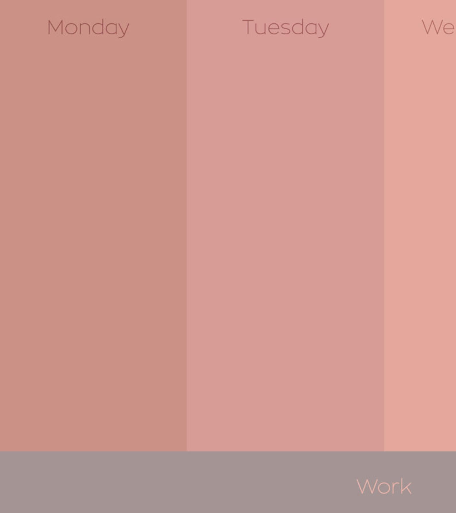 Weekly Desktop Background Blush Pink Desktop Wallpaper | Etsy