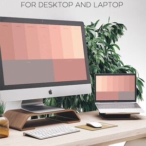 Weekly Desktop Background Blush Pink Desktop Wallpaper | Etsy