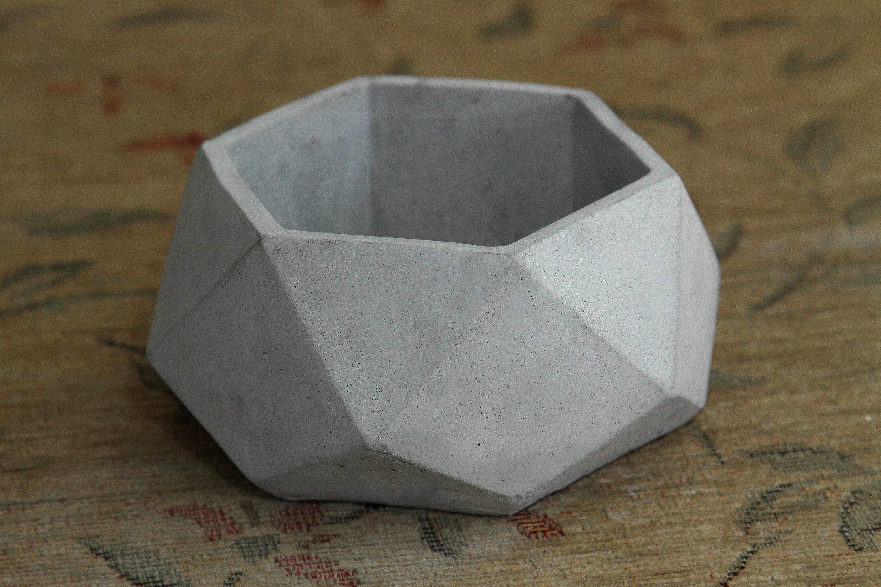 Concrete Plant Pot Geometric Plant Pot Cement Plant Pot | Etsy