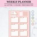 Weekly Planner Printable, Instant Download, Habit Tracker, Printable ...