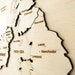 Great British Map Wooden Puzzle, Laser Engraved Custom Geography Game ...