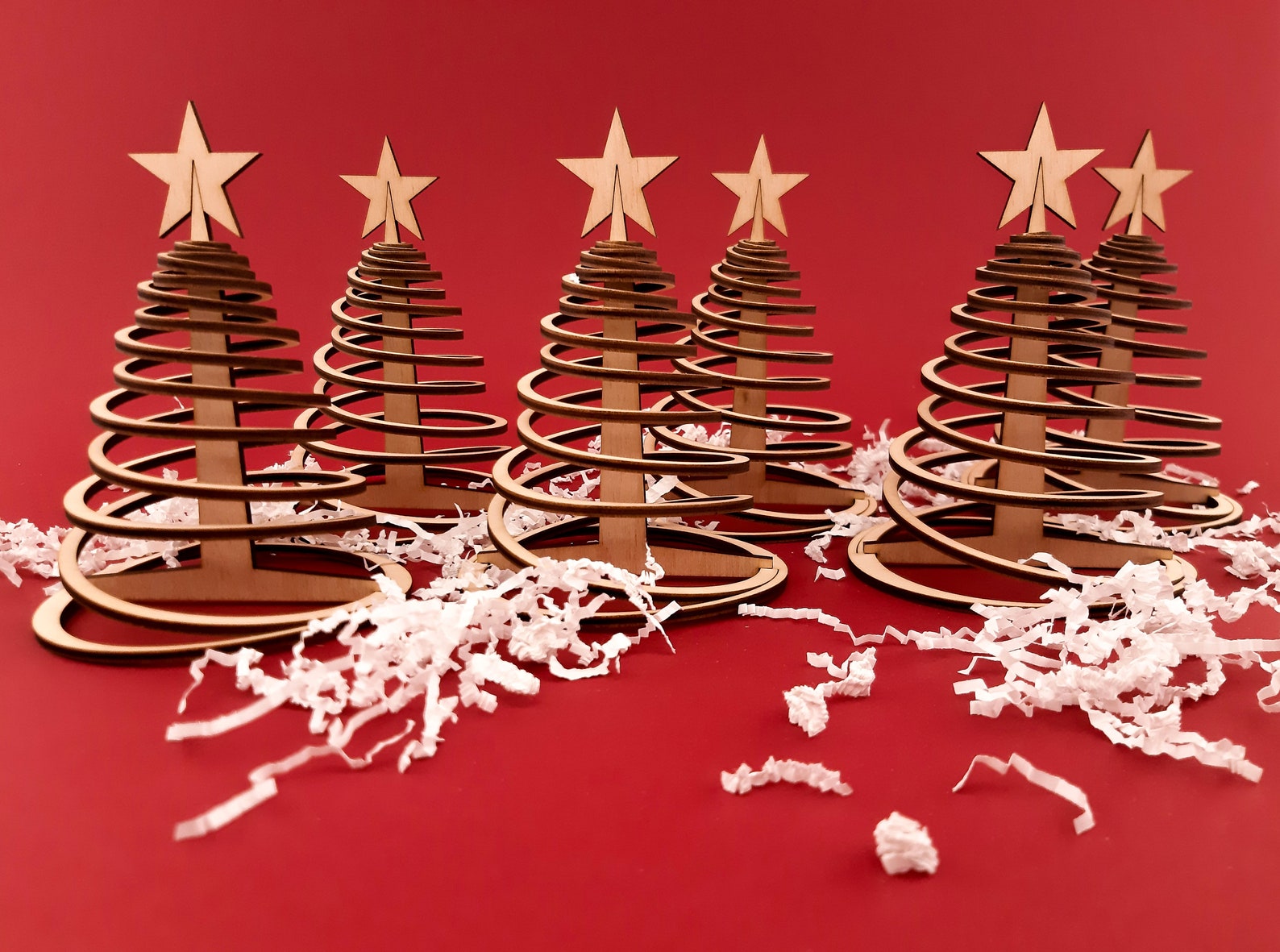 Christmas Tree Decoration Set of 6 Christmas Tree Ornaments | Etsy