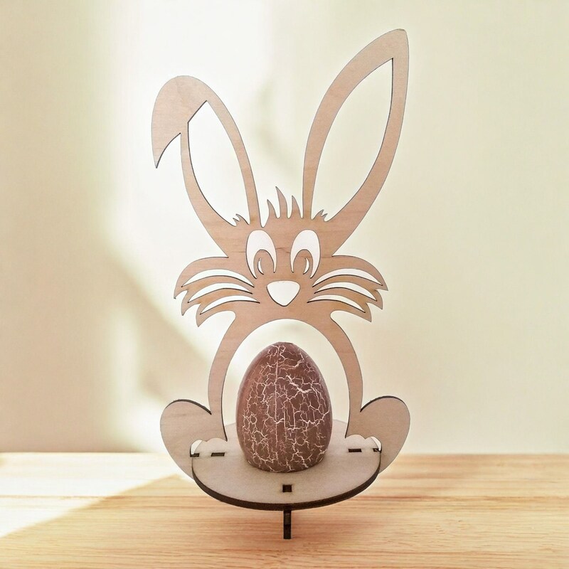 Wooden Bunny Stand - Etsy