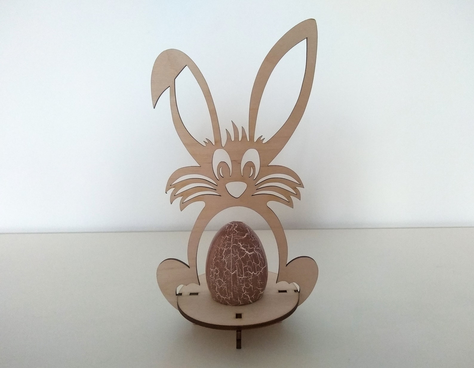 Easter Bunny Egg Holder With Name Custom Easter Egg Stand | Etsy