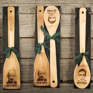 Breaking Bad Kitchen Utensils, Walter White Engraved Spatula and Jesse ...