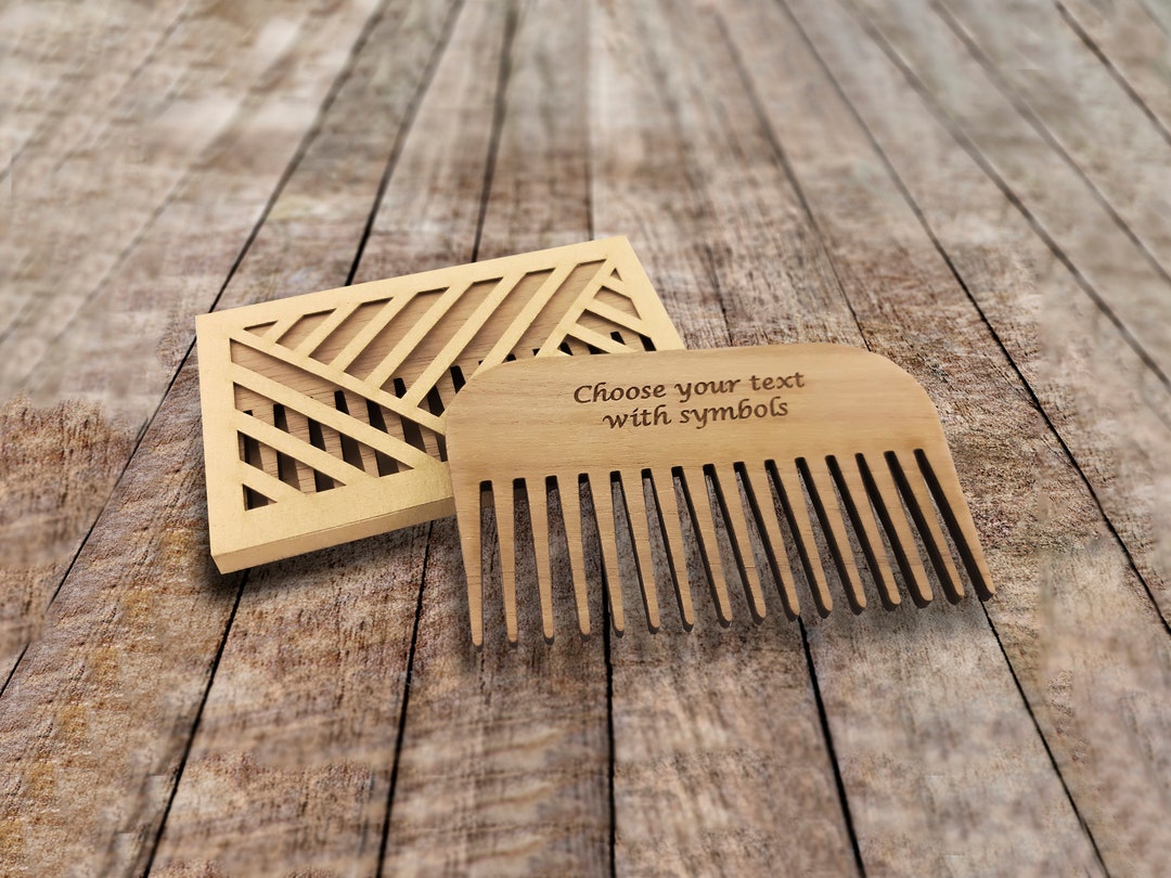 Custom Wood Engraved Comb Small Hair Comb for Women Men - Etsy