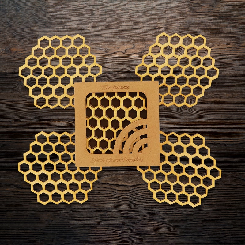 Hexagon Bee - Etsy
