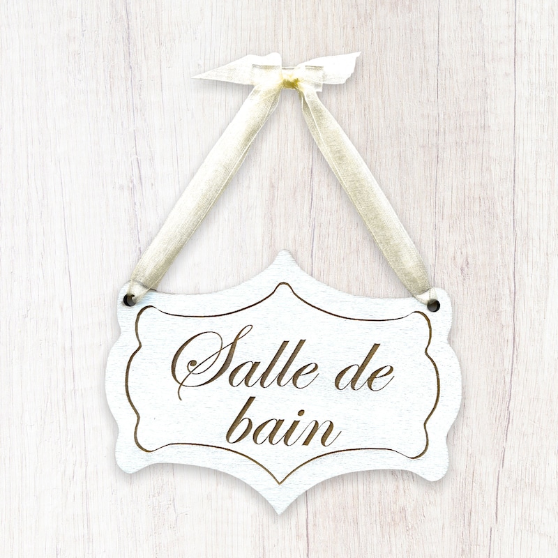 French Bathroom Sign - Etsy