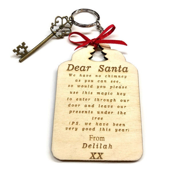 Santa Key - Etsy