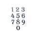 Algerian Numbers Stencil Shadow Design, Height of Numbers 51.5mm - Etsy